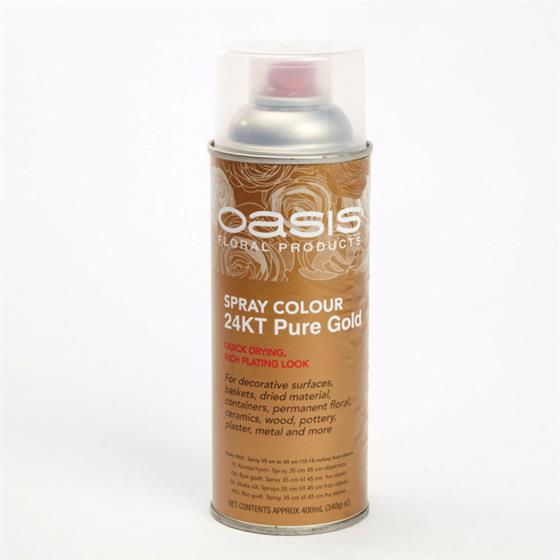 24k Pure Gold Floral Spray Paint Colour - Oasis item code: 30-05355